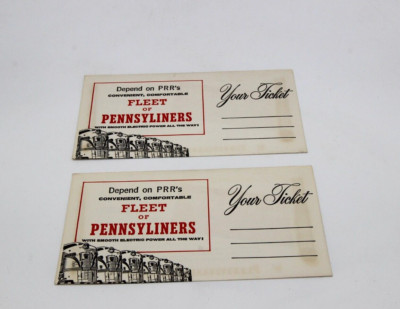 2 Vintage Pennsylvania Railroad Ticket Envelopes | eBay