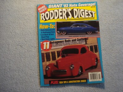 Rodder's Digest 1993 October #55 Classic Hot Rod Modified Custom Cars ...