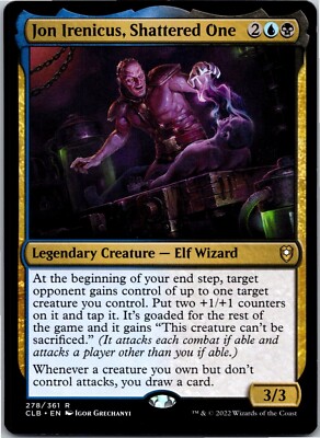 Magic the Gathering Jon Irenicus, Shattered One Commander Legends ...