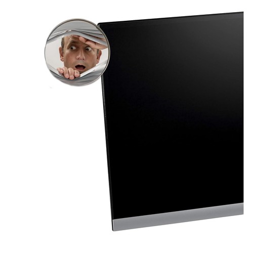 Monitor Mirror,Computer Desk Mirror to See Behind You,Cubicle Mirror ...