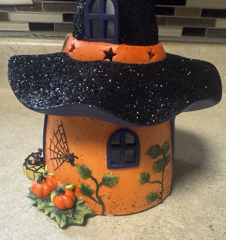 PartyLite Pumpkin Witch House | eBay UK