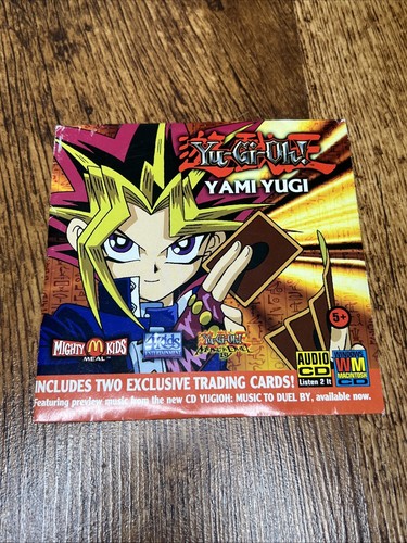 New! CD ONLY Yu-Gi-Oh Yami Yugi McDonald's Mighty M Kids Meal No Cards ...