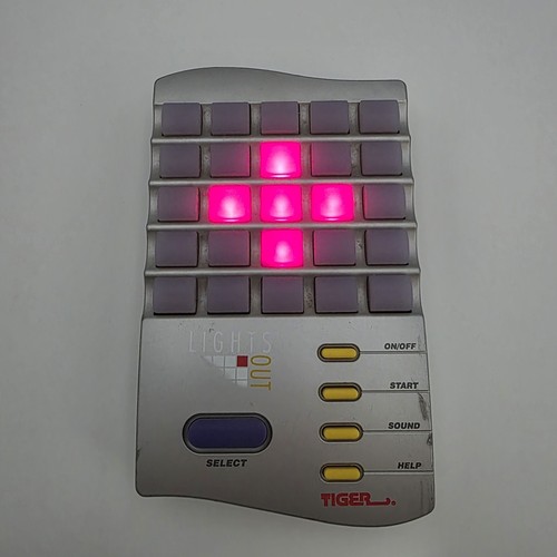 VTG '95 Tiger Electronics Lights Out Handheld Electronic Game Tested ...