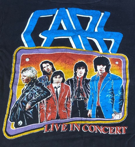 Vintage 1979 Original THE CARS 2-Sided Concert Tee - … - Gem