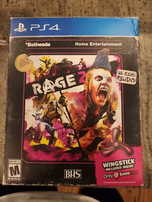 Rage 2 (Playstation 4) GameStop Only Exclusive With Wingstick PS4 New ...