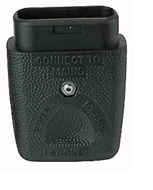 DURAPLUG 10 AMP 2 PIN LEAD CONNECTOR, BLACK, FEMALE SOCKET ONLY | eBay UK