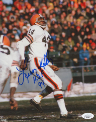 Leroy Kelly Signed Browns 8x10 Photo Inscribed "H.O.F 94" (JSA COA) | eBay