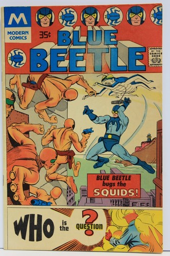 Blue Beetle #1 1st Question 1977 Modern Comics REPRINT 1967 Charlton | eBay