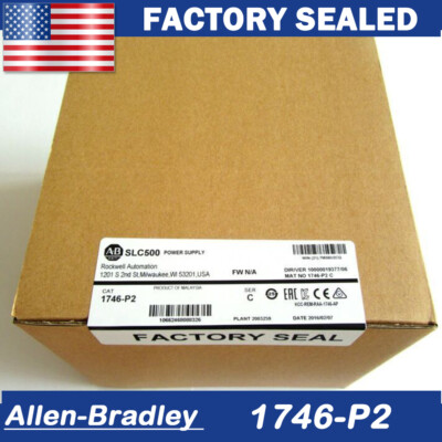 Allen-Bradley 1746-P2 Chassis Power Supply PLC 1746P2 New Factory ...