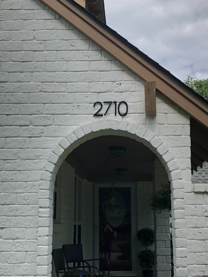 5 inch Modern House Address Numbers Letters, color choices | eBay