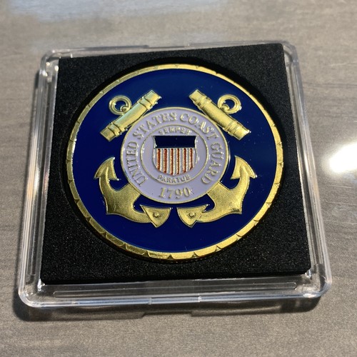 US Coast Guard Intelligence Challenge Coin USCG-with Snap Tight Case | eBay