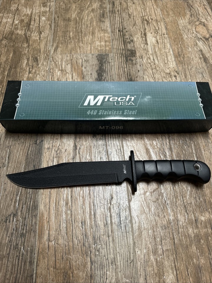 Mtech USA Tactical Bowie Fixed Blade Knife MT-096 | eBay