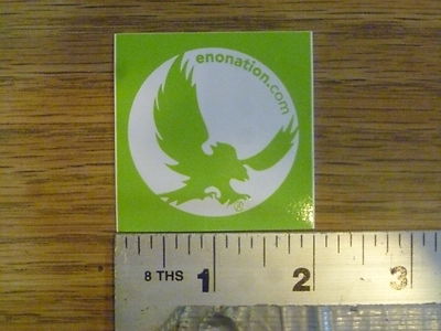 ENO Hammocks Square Green Eagle Sticker Decal | eBay