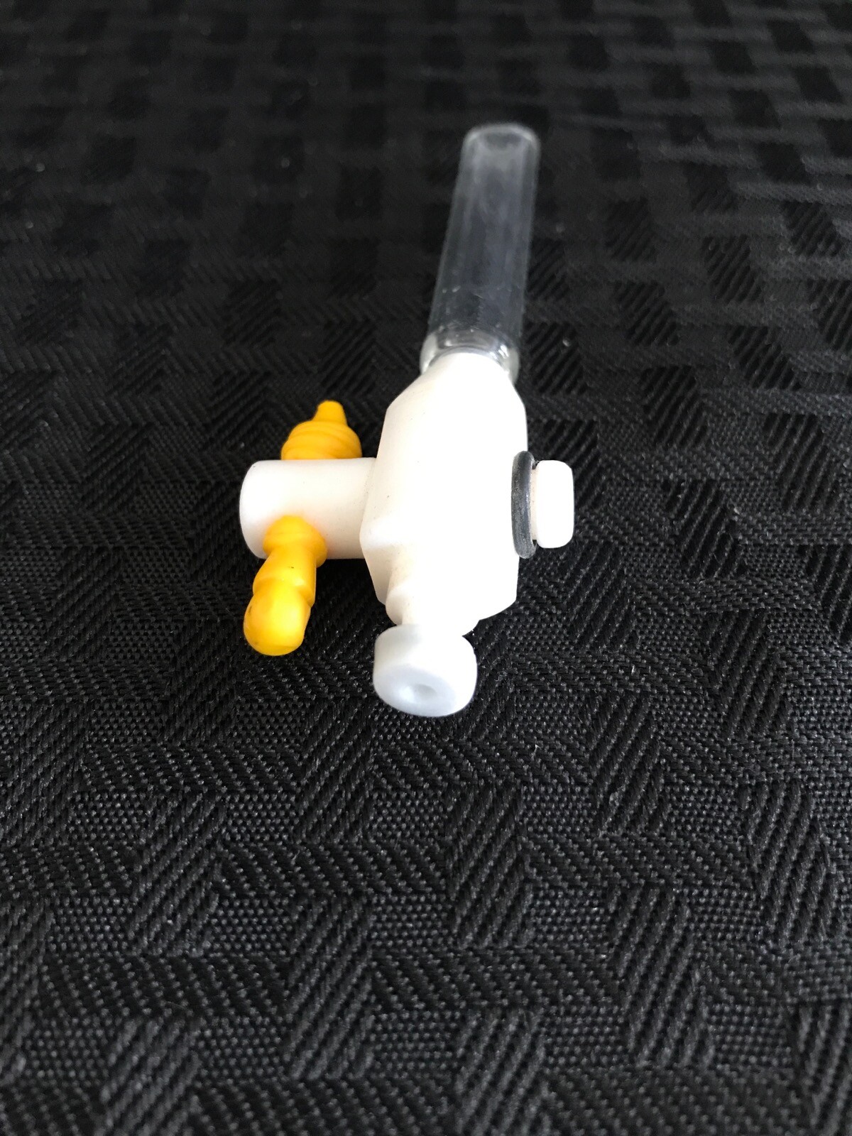 Laboratory PTFE Teflon Flow Control Buret Valve Adapter 2.5mm ID Open ...