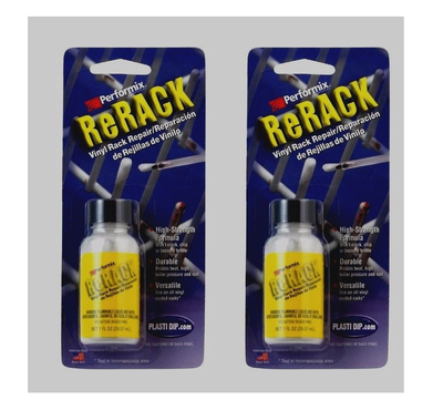 2- PERFORMIX ReRack White Vinyl Dishwasher Rack Repair Rubber Paint ...