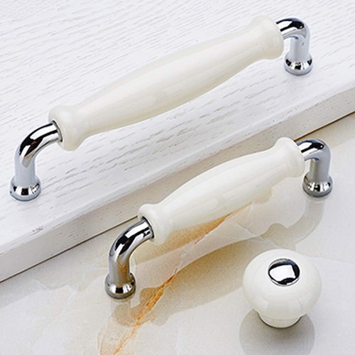 MFYS Ceramic Dresser Pulls White Drawer Pulls Cabinet Pulls Handles | eBay