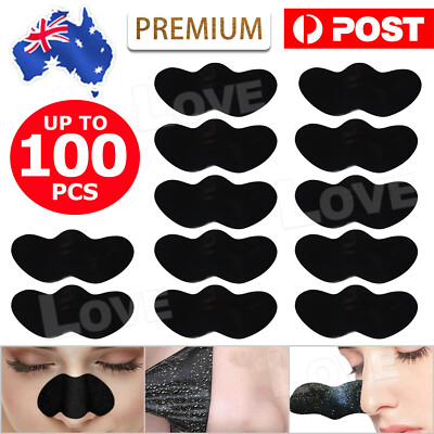 10-50PCS Blackhead Remover Nose Face Mask Strips Black Head Pore Acne ...