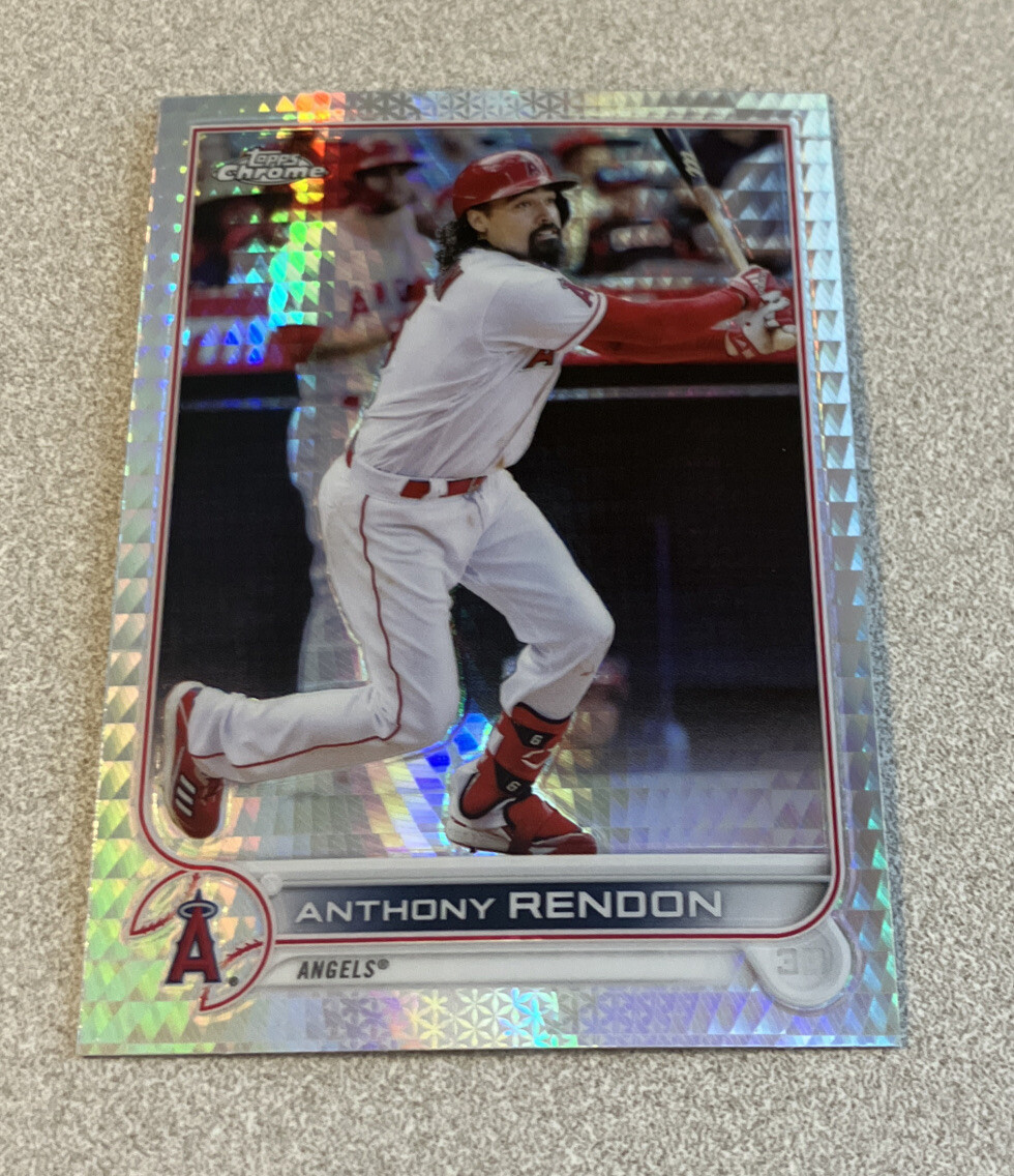 2021 Topps Chrome Prism Refractor #126 Anthony Rendon Angels | eBay
