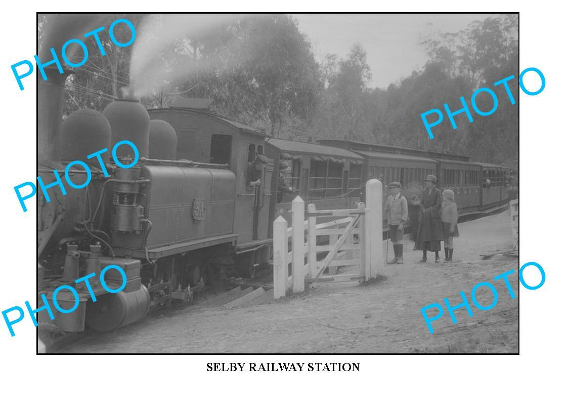 6 x 4 PHOTO OF OLD SELBY RAILWAY STATION c1930 | eBay Australia