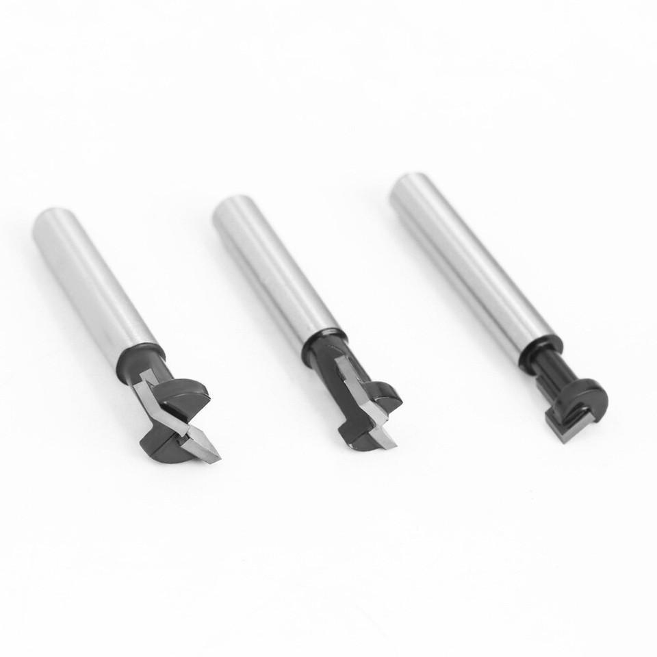 3pcs 1/4 Shank TCT Keyhole T-Slot Router Bit for 3/8" 5/16" for Wood ...