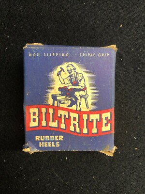 Vintage Biltrite Rubber Heels Womens Scoop Black E cobbler | eBay