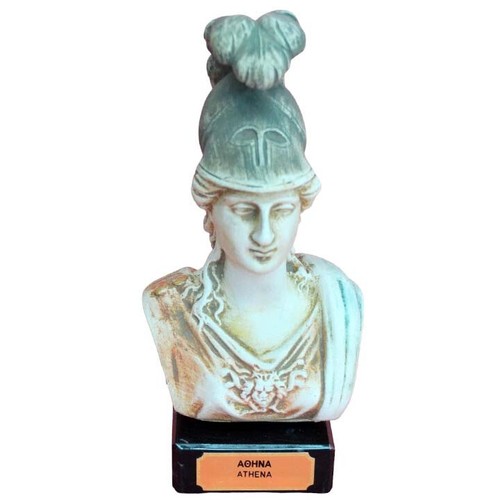 Goddess Athena small bust figurine - Symbol of Wisdom Strategy | eBay
