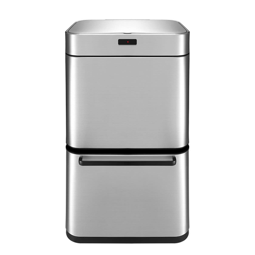 72L Dual Rubbish Bin Sensor Recycling Kitchen Waste | eBay Australia