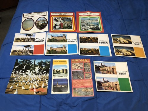 1970s Vintage Lot of 11 - SPAIN Brochures, Maps, Booklets | eBay