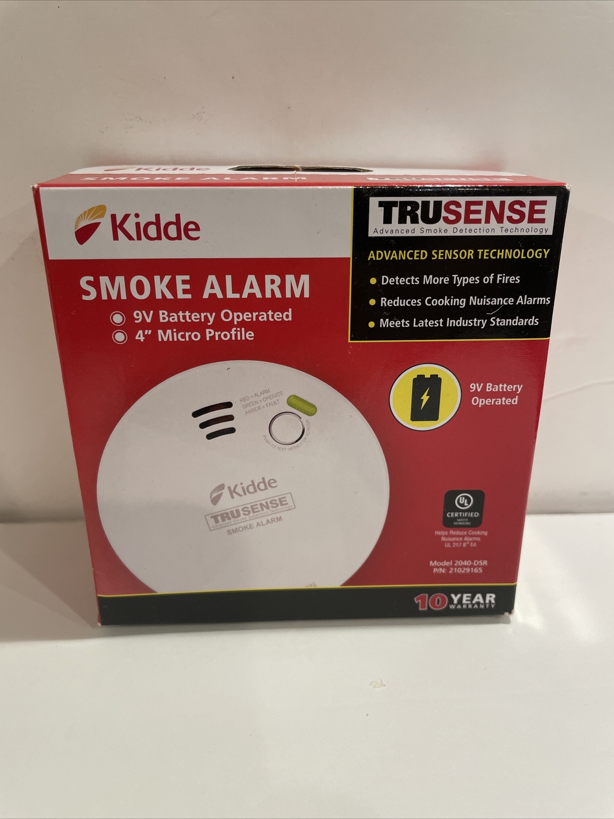 Kidde (3-Pack) TruSense 10 Year Advanced Smoke Detection Alarms for ...