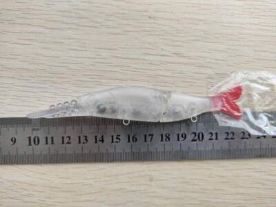 5pcs Unpainted Fishing Blank Lure Joint-2-Section Swimming Bait 125mm ...
