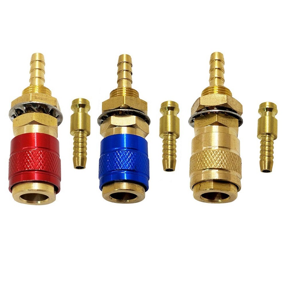 8mm Inner Diameter Quick Connector for Gas and Water Hose Brass ...