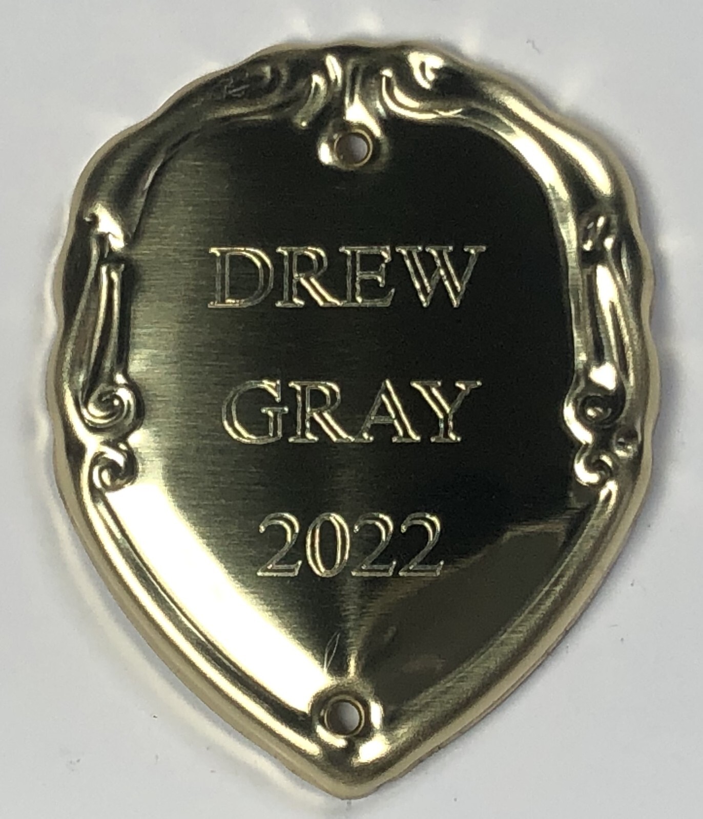 Trophy Side-Shield, Gold, With-Free-Engraving, Trophy Annual Award ...