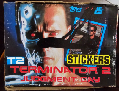 1991 Topps Terminator 2 T2 Judgment Day Sticker Trading Card Box 48 ...