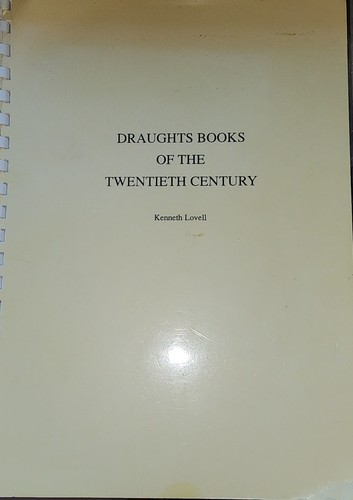 Draughts Books Of The Twentieth Century - Kenneth Lovell 1990 | eBay