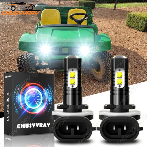 2EX Bright LED light bulbs For Deere Gator TH TX XUV Diesel 4x2 6x2 4x2 ...
