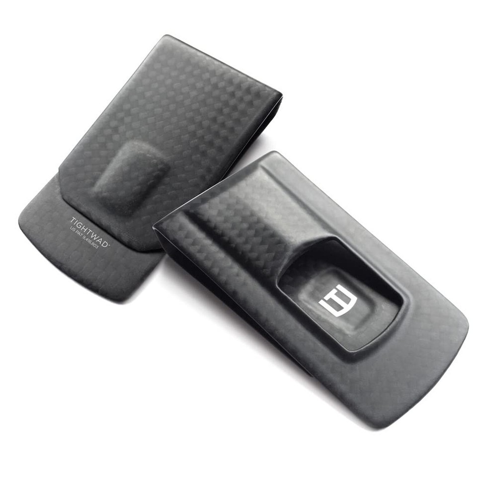 Tightwad Men's Black Carbon Fiber Money Clip | eBay