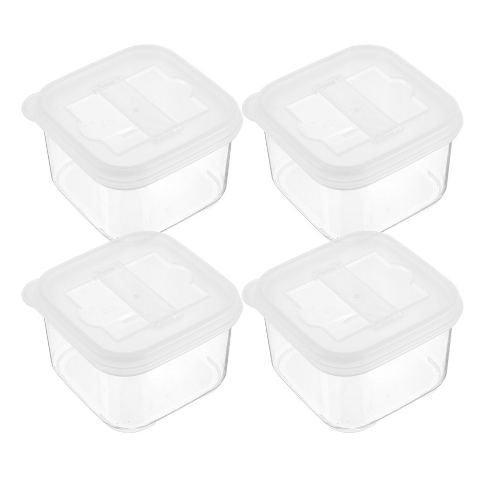 4pcs Mini Containers Mini Fridge Food Containers Lab Sampling Container ...