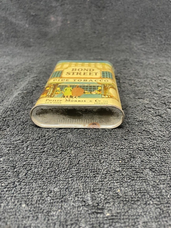 Vintage Bond Street Pipe Tobacco Tin - Philip Morris Co | eBay