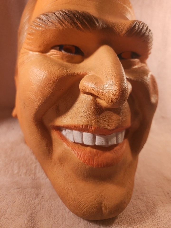 VINTAGE CESAR MASK 1999 George Bush Halloween Costume | eBay