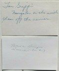 Jimmy Doolittle & 9 Doolittle Raiders Autograph Cards Tokyo Raid 1942 U ...