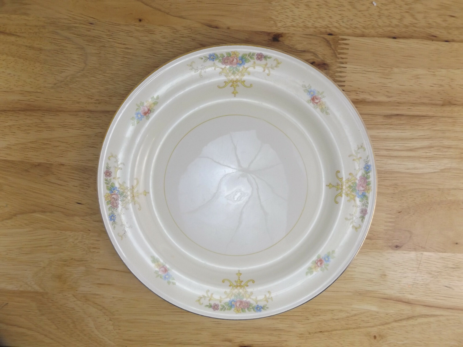 Vintage Homer Laughlin Nautilus Eggshell Dinner Plate Pattern N 1591 ...