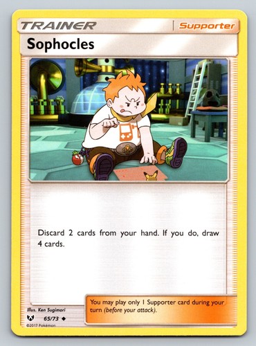 Sophocles #65/73 - Pokémon - Shining Legends - Regular - Uncommon - NM ...