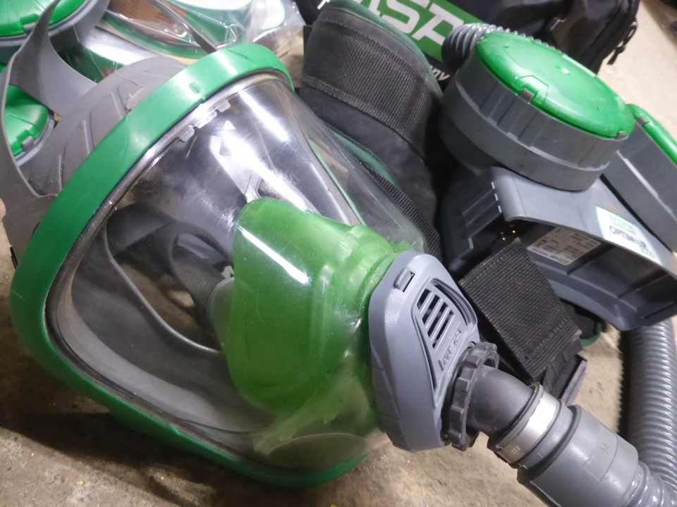 MSA Optimair 3000 Respirator Kit Face Mask Breathing Apparatus - Faulty ...