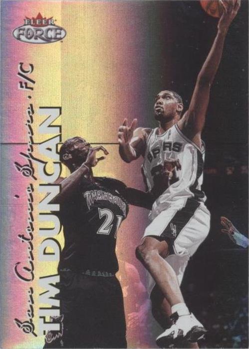 1999-00 Fleer Force - Tim Duncan #4 Forcefield for sale online | eBay