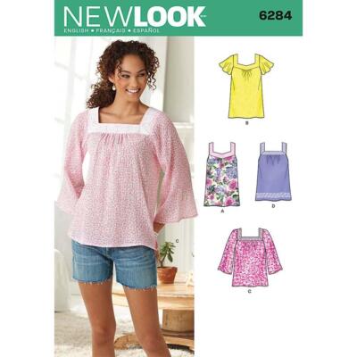 NEW New Look Pattern 6284 Women's Top By Spotlight | eBay