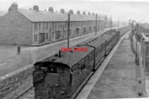PHOTO MARSDEN RAILWAY STATION CO DURHAM 1953 SOUTH SHIELDS MARSDEN ...
