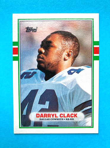 Darryl Clark 1989 Topps card #386 Dallas Cowboys | eBay