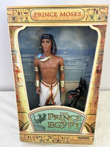 The Prince Of Egypt Prince Moses Doll Dreamworks - Hasbro 1998 New ...
