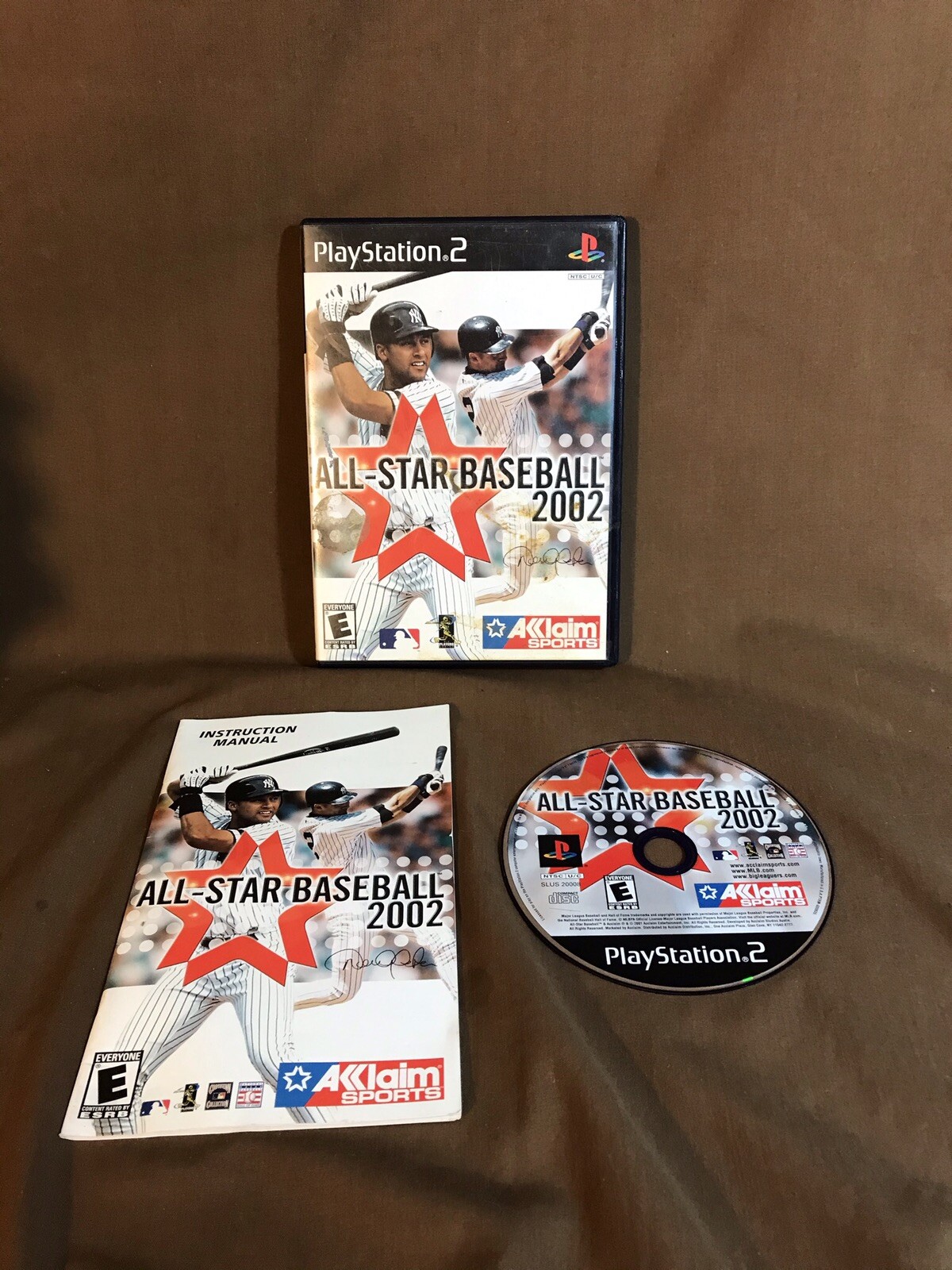 PS2 Playstation 2 video game - All-Star Baseball 2002 Featuring Derek ...