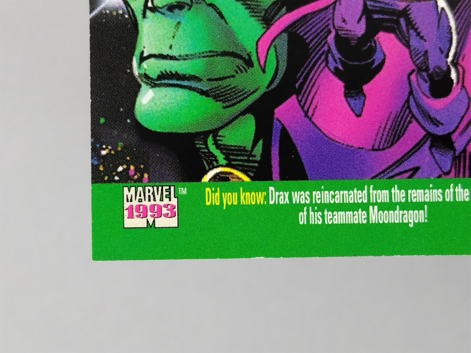 DRAX X-MEN Card Combat 1993 TCG Skybox Marvel Entertainment Group ...